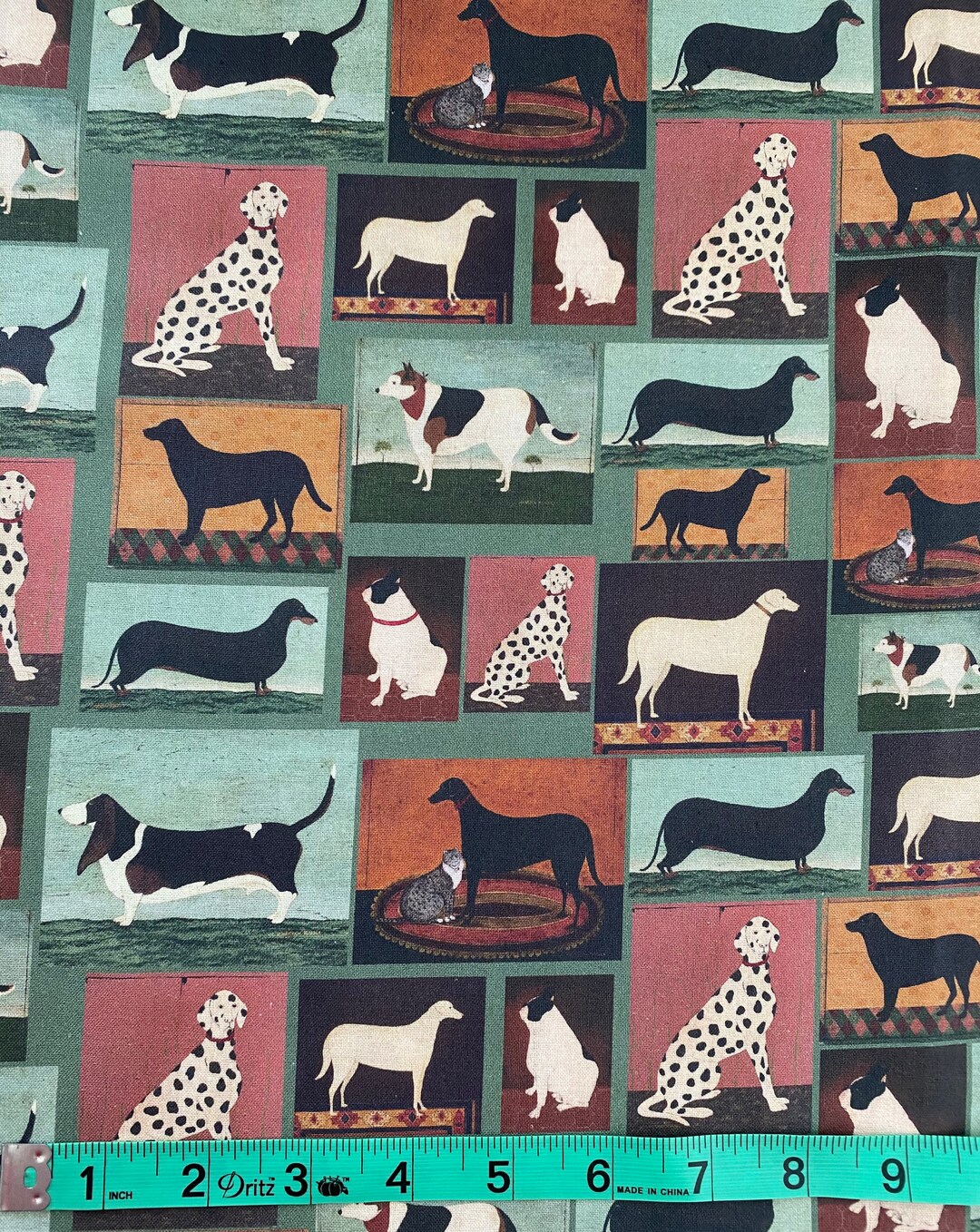 Dogs Cotton Fabric, Pets Fabric, Cotton,fabric by Cut - Etsy