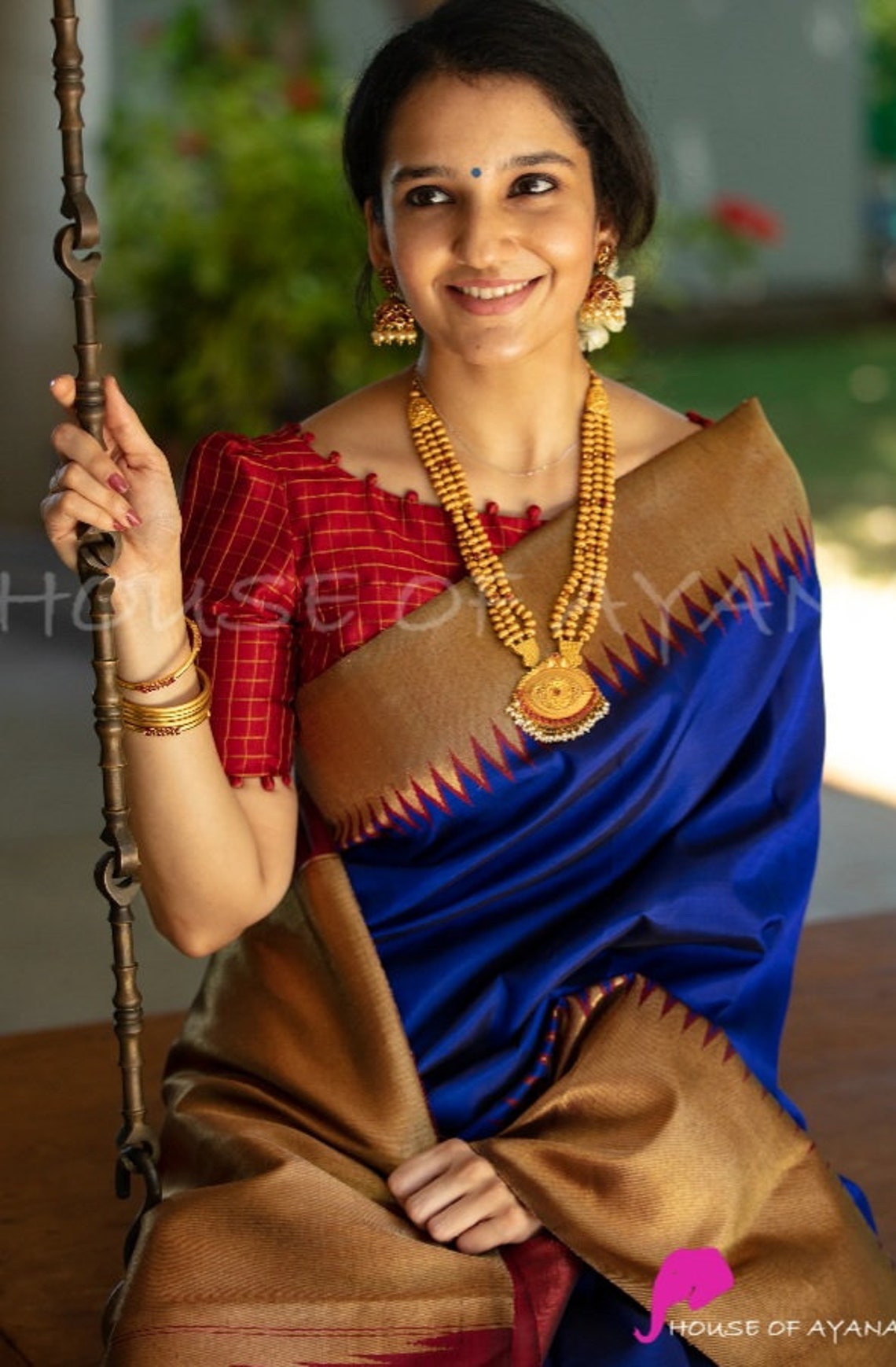 Blue Color Handloom Weaving Silk Saree With Rich Contrast Zari - Etsy