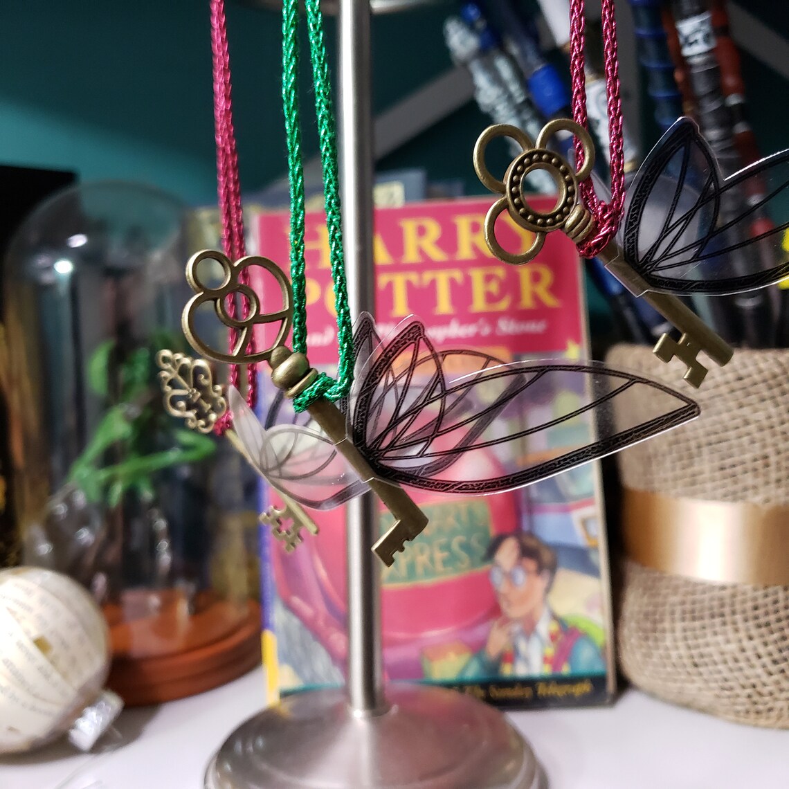 Wizarding Flying Key Ornaments | Etsy