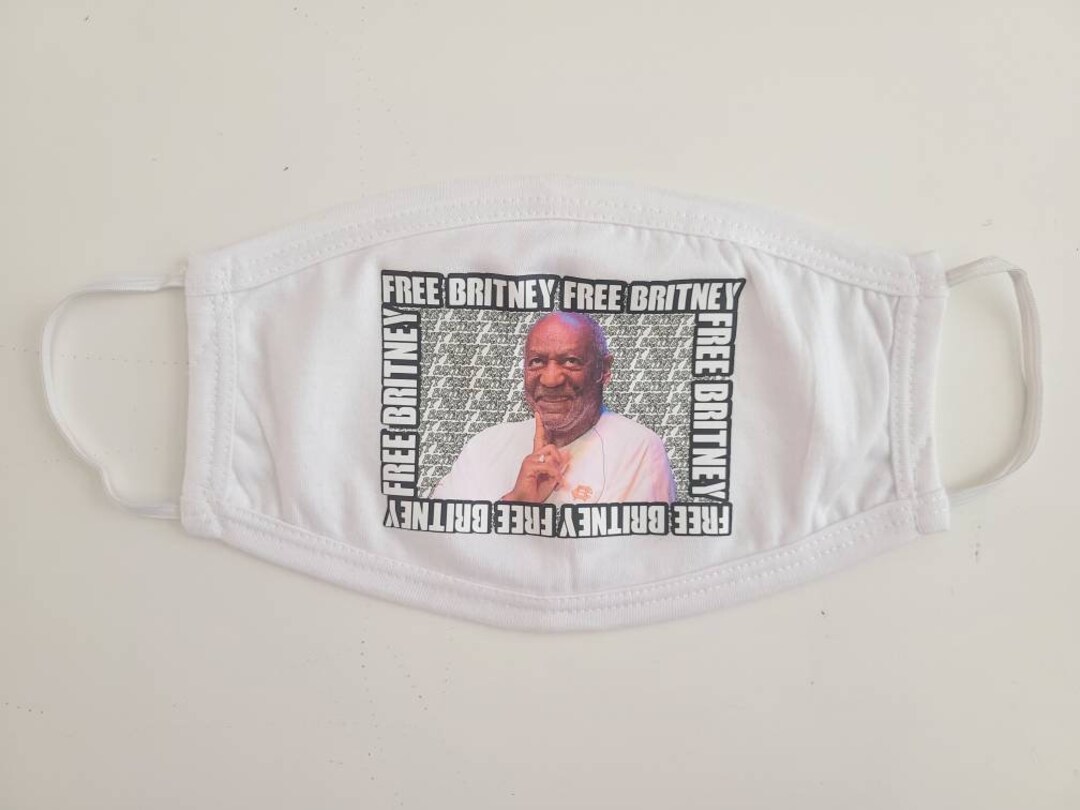 Free Britney or Bill Cosby Face Mask - Etsy