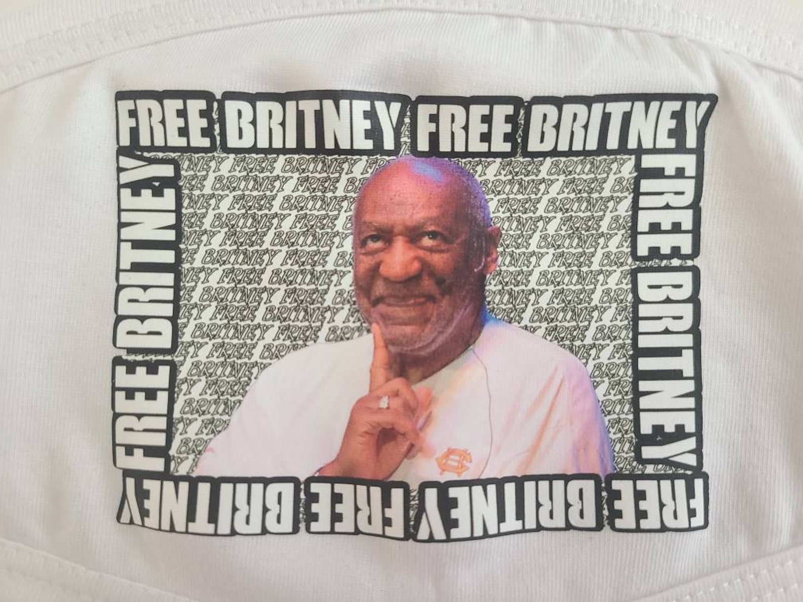 Free Britney or Bill Cosby Face Mask - Etsy