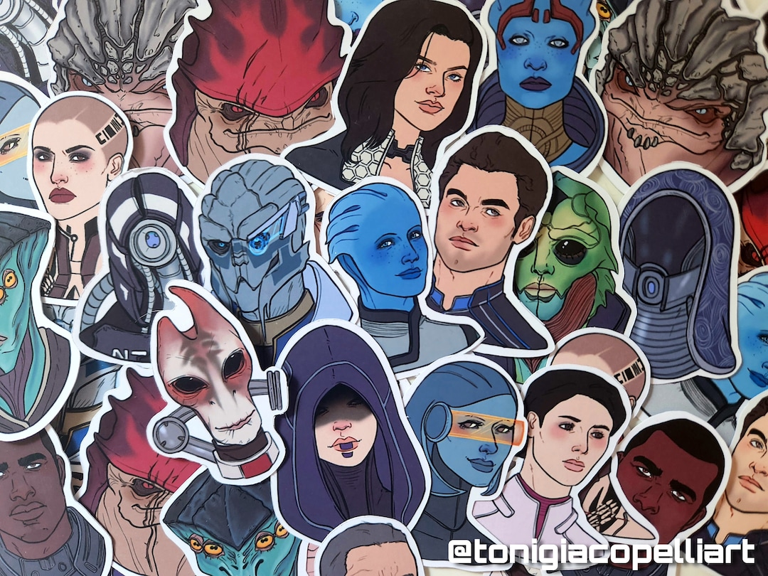 Mass Effect | Stickers - Etsy