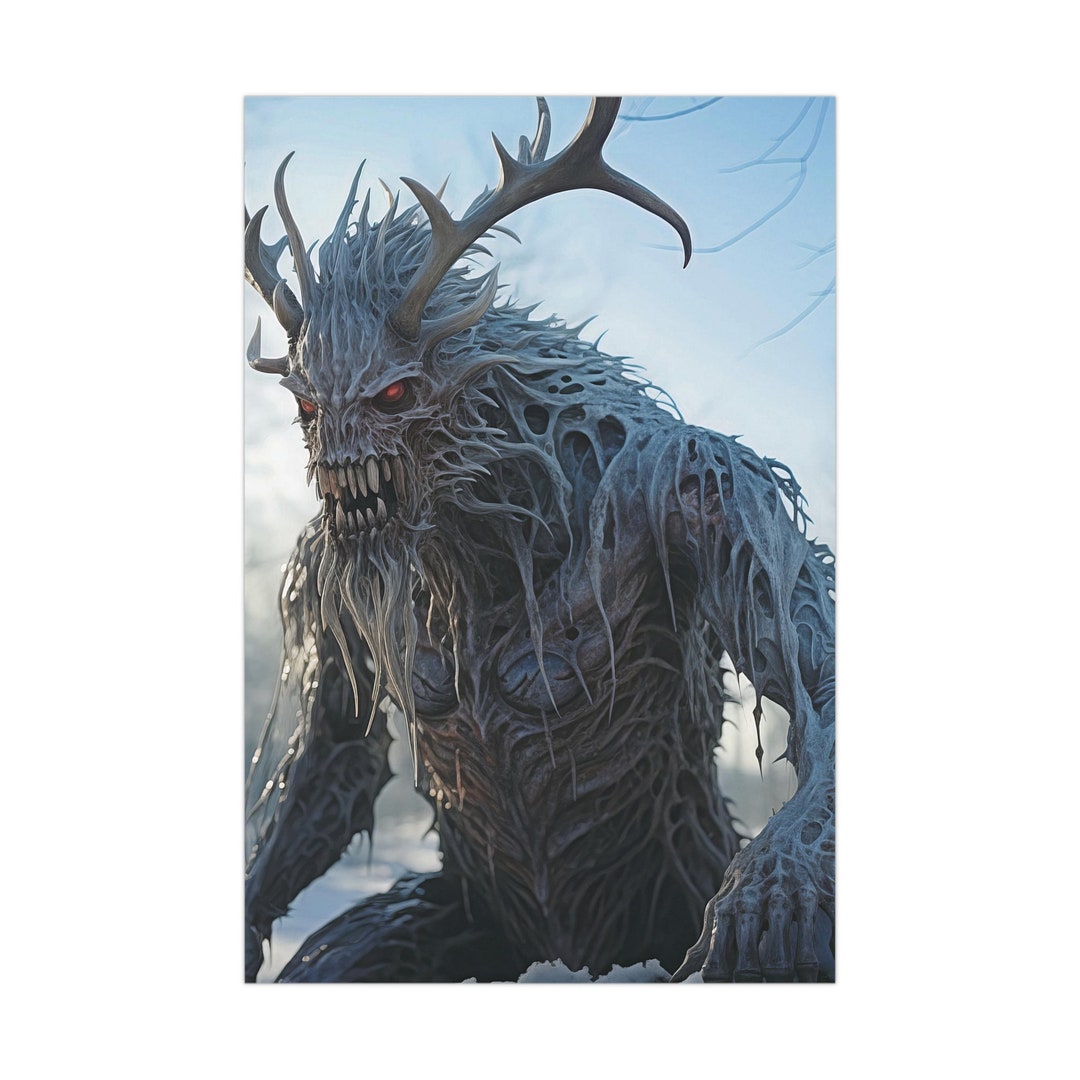 Frozen Wendigo - Etsy