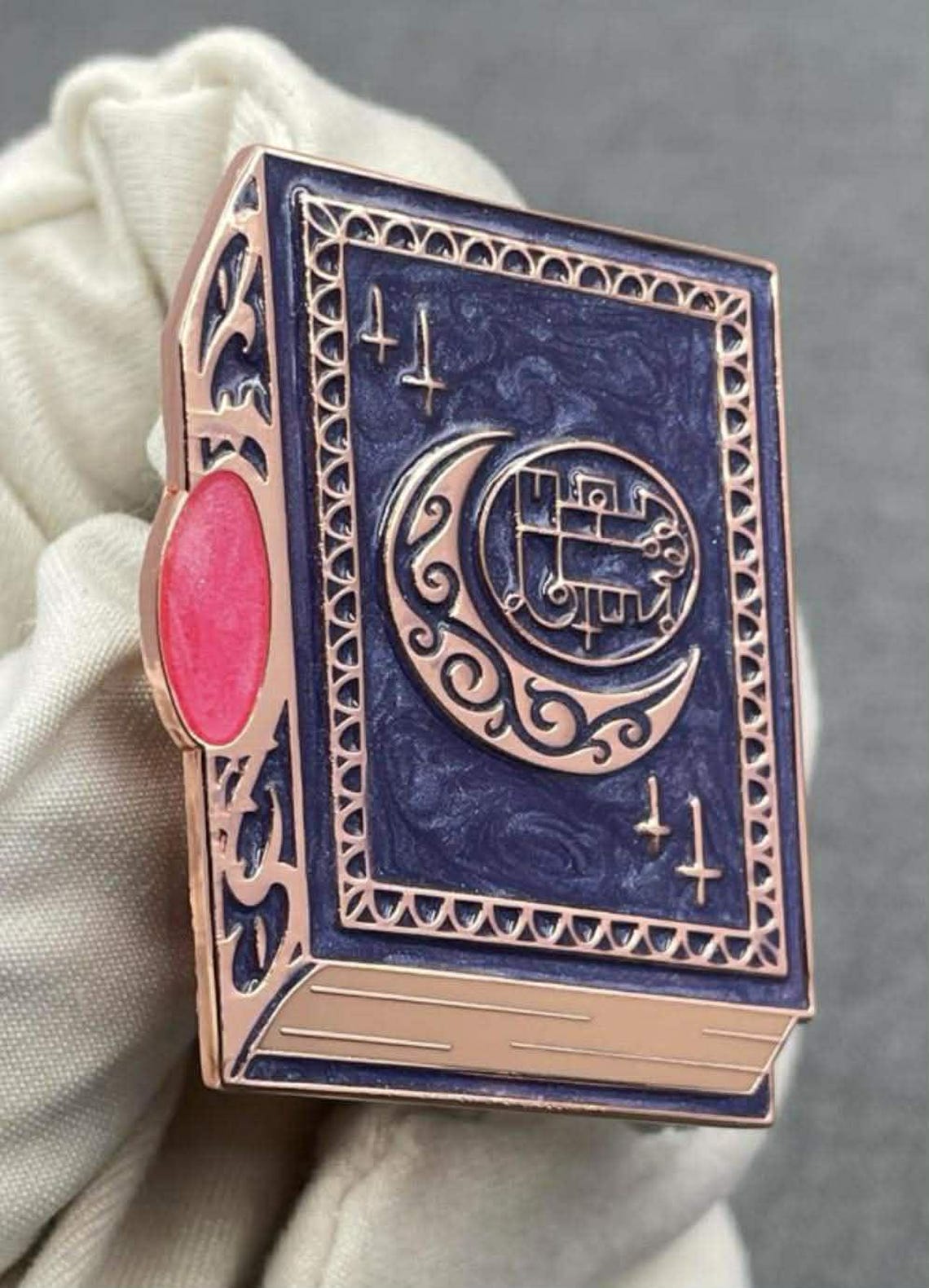 Helluva Boss Stolas Grimoire Enamel Pin - Etsy