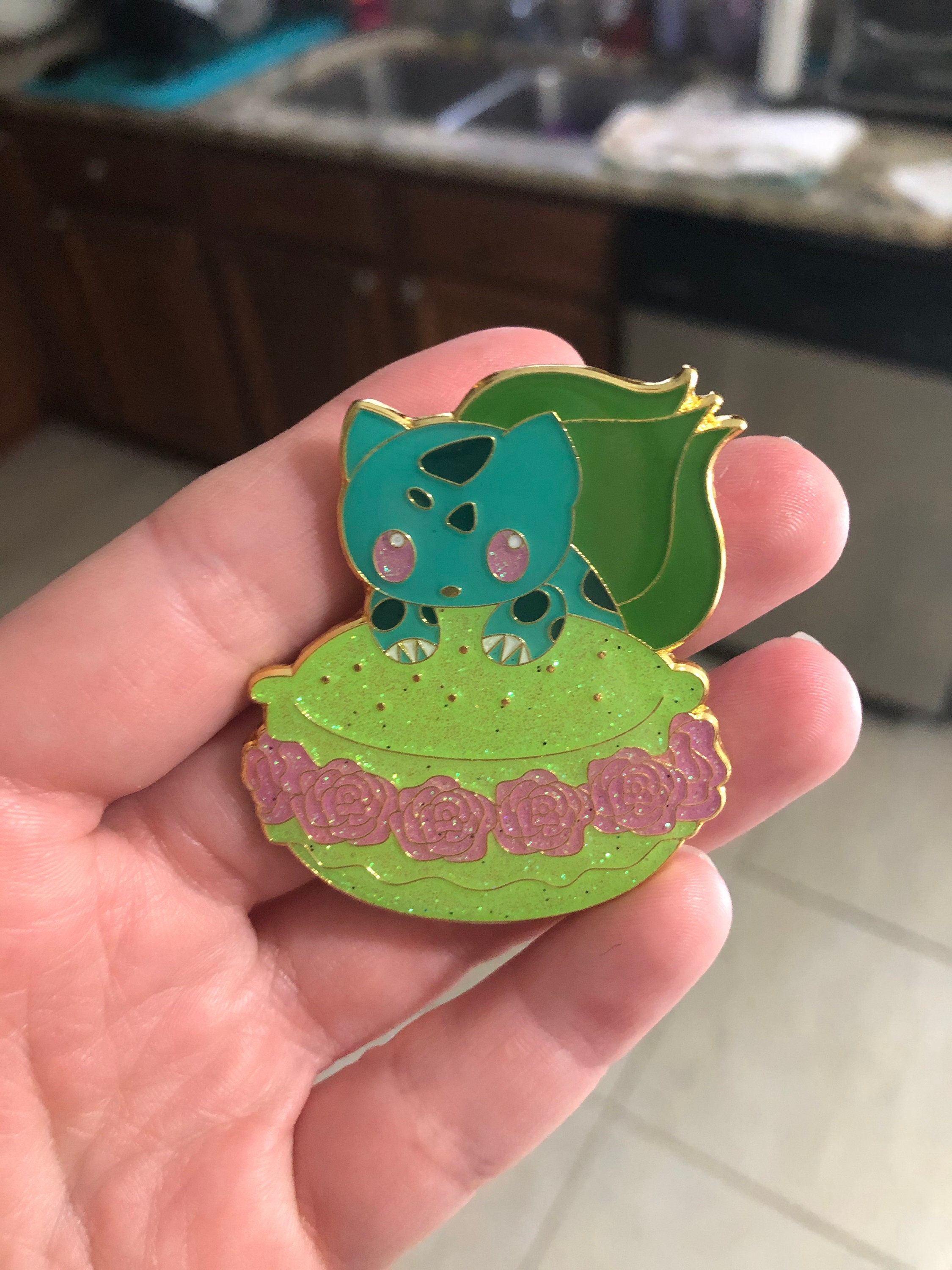 Bulbasaur Sweetie Macaron Pin - Etsy