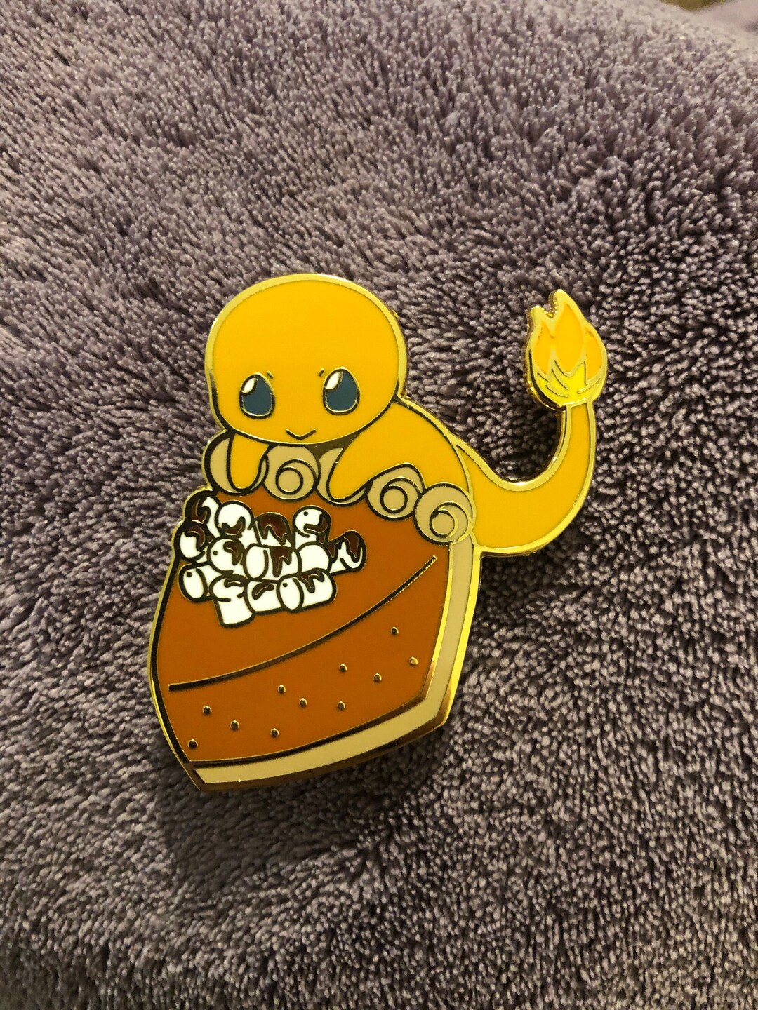 Charmander Sweetie Sweet Potato Pie Sweets Pokemon Pin - Etsy