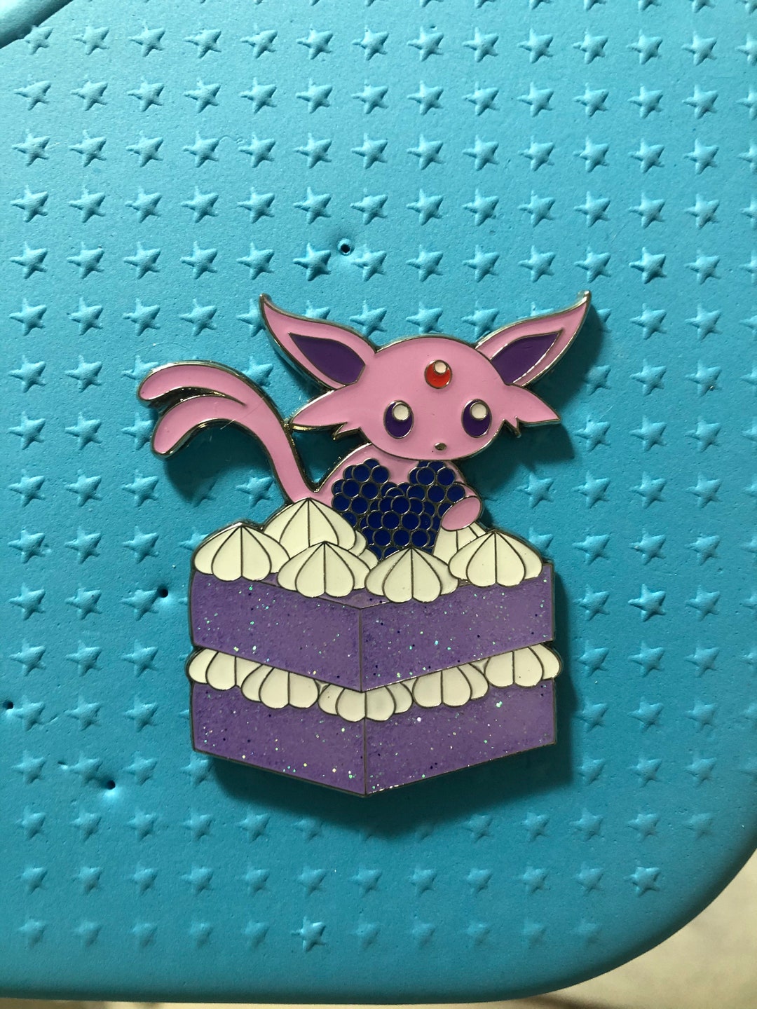 Sweetie Eevee: Blueberry Cake Espeon Enamel Pin - Etsy