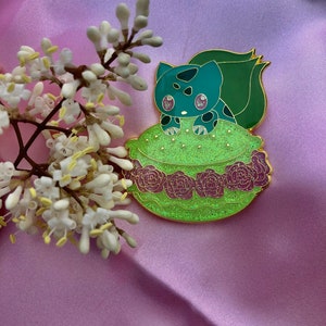 Bulbasaur Sweetie Macaron Pin - Etsy