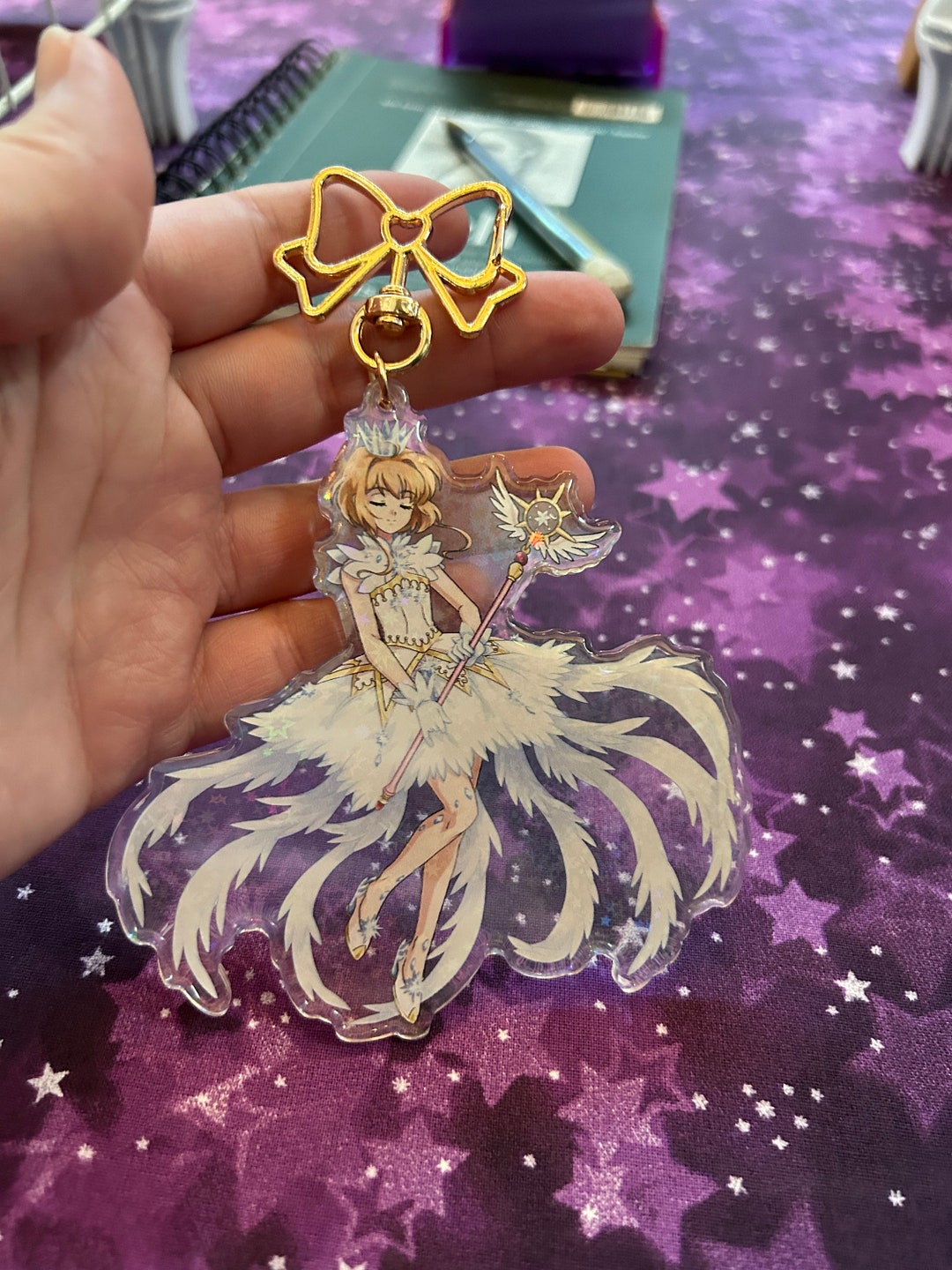 Cardcaptor Sakura Clear Card Keychain - Etsy