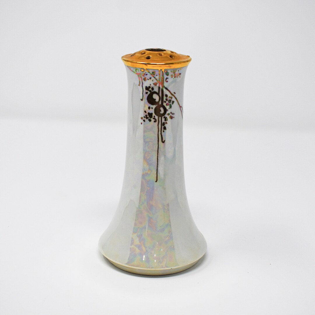 Antique Hand-painted Lusterware Hair Pin Holder, Circa 1930s - Etsy