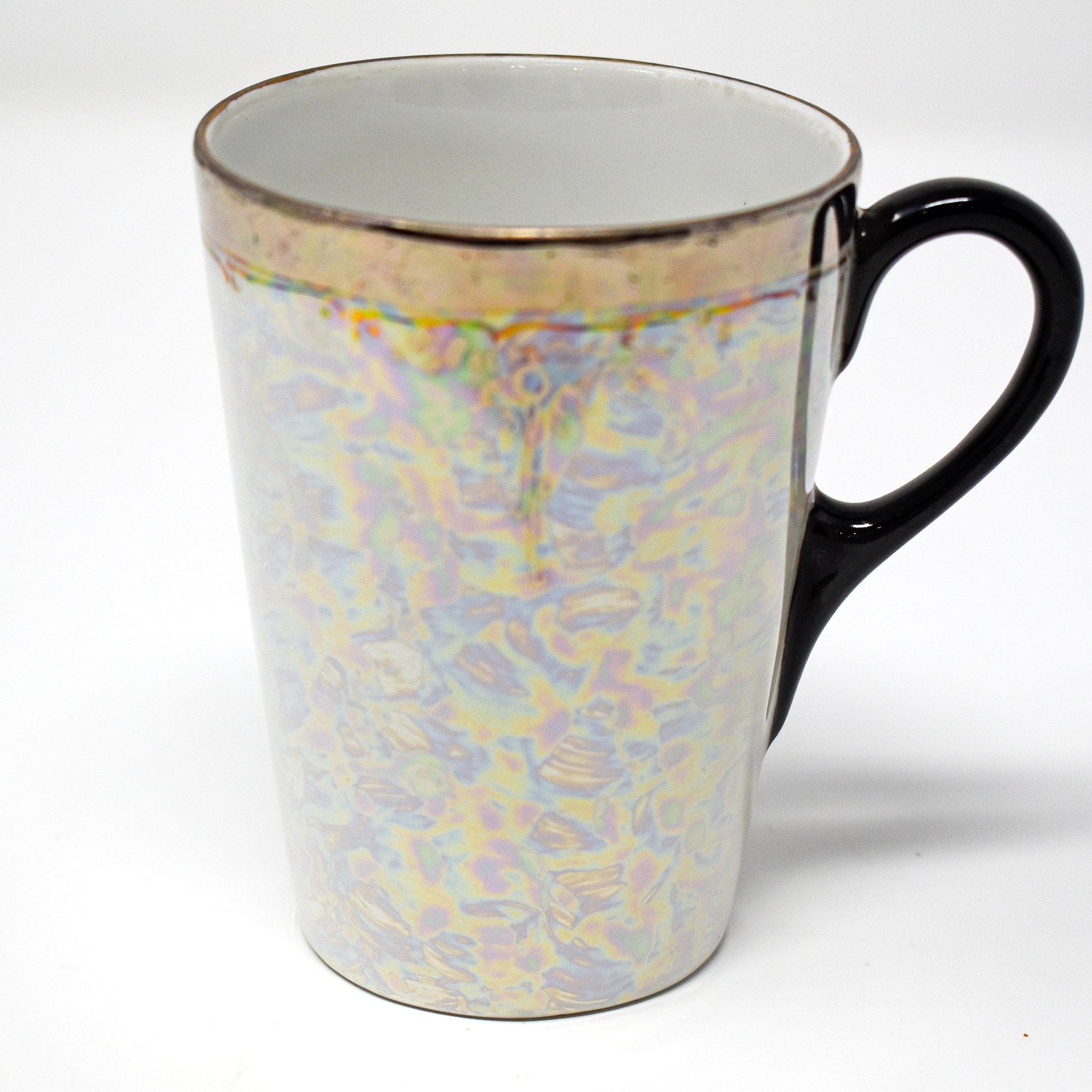 Vintage Porcelain Lusterware Tea or Coffee Cups Set: 1930s, Hand ...