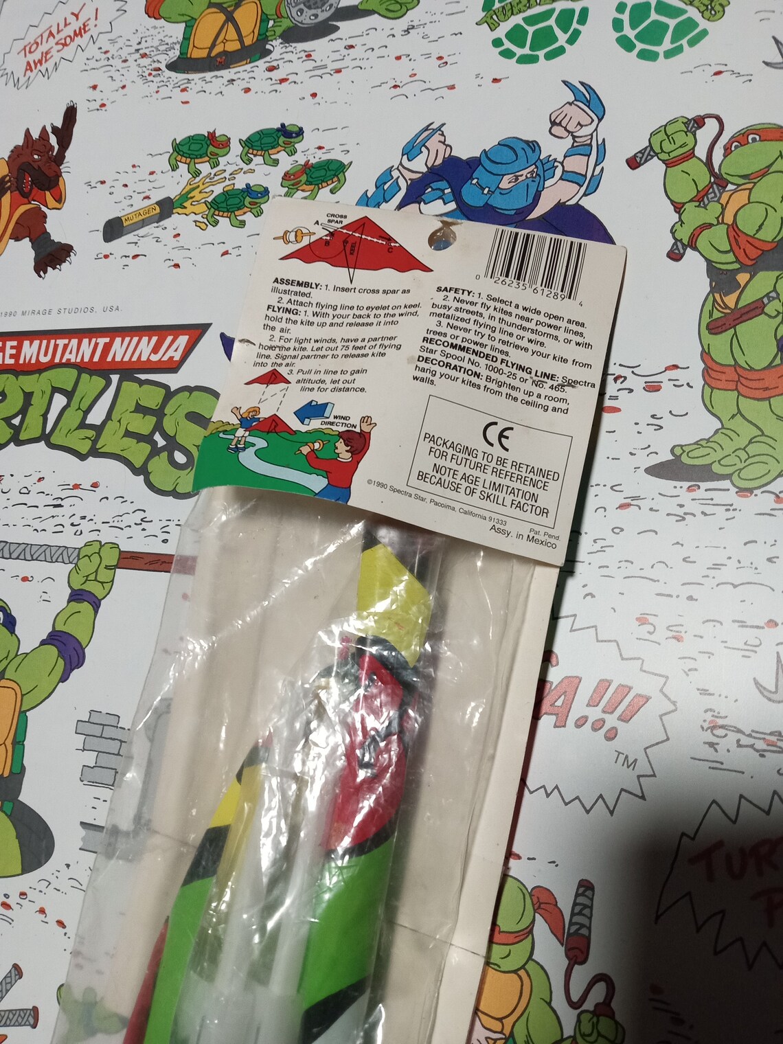 TMNT 1990 Spectra Star Delta Wing Kite - Etsy