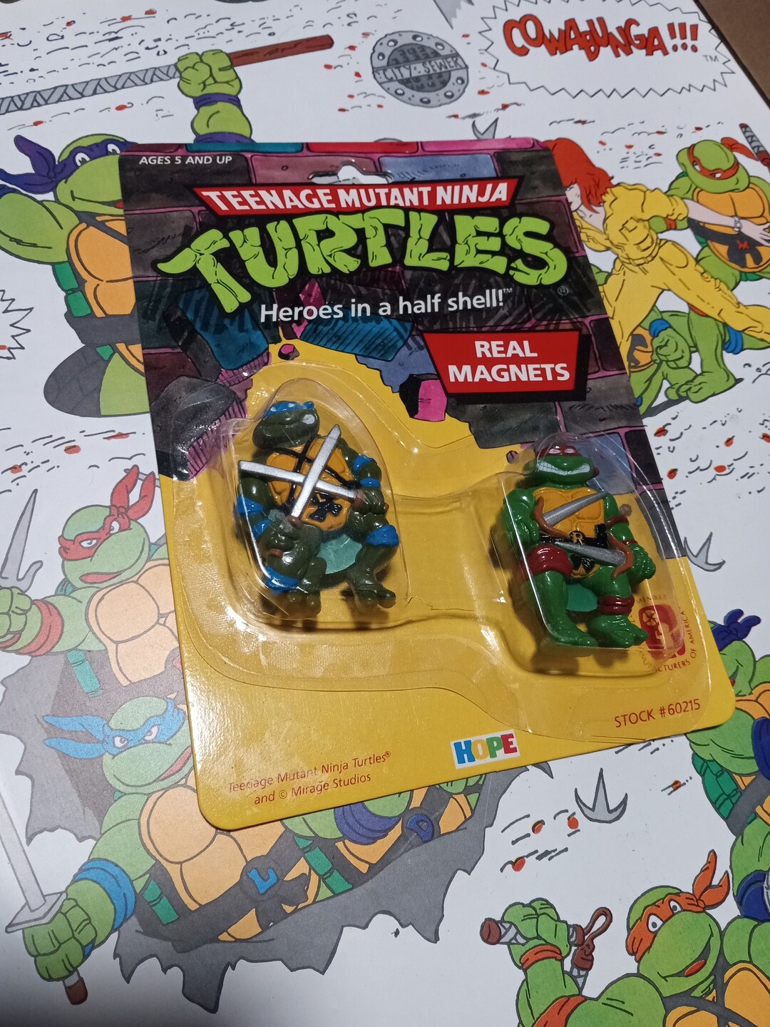 TMNT Magnets 2 Pack. 1988. MOC. - Etsy