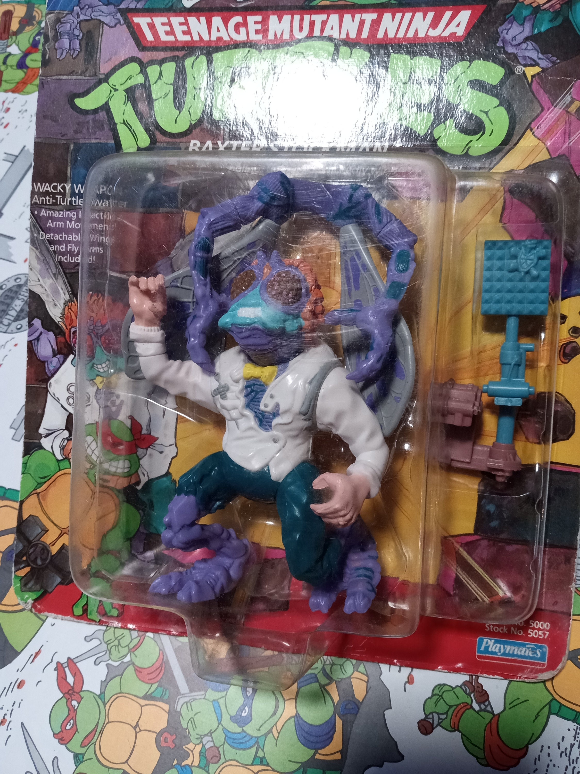 TMNT Baxter Stockman 1989 Action Figure. MOC. - Etsy