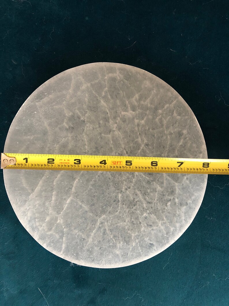 Large Selenite Charging Plate XL Selenite Plate HUGE - Etsy