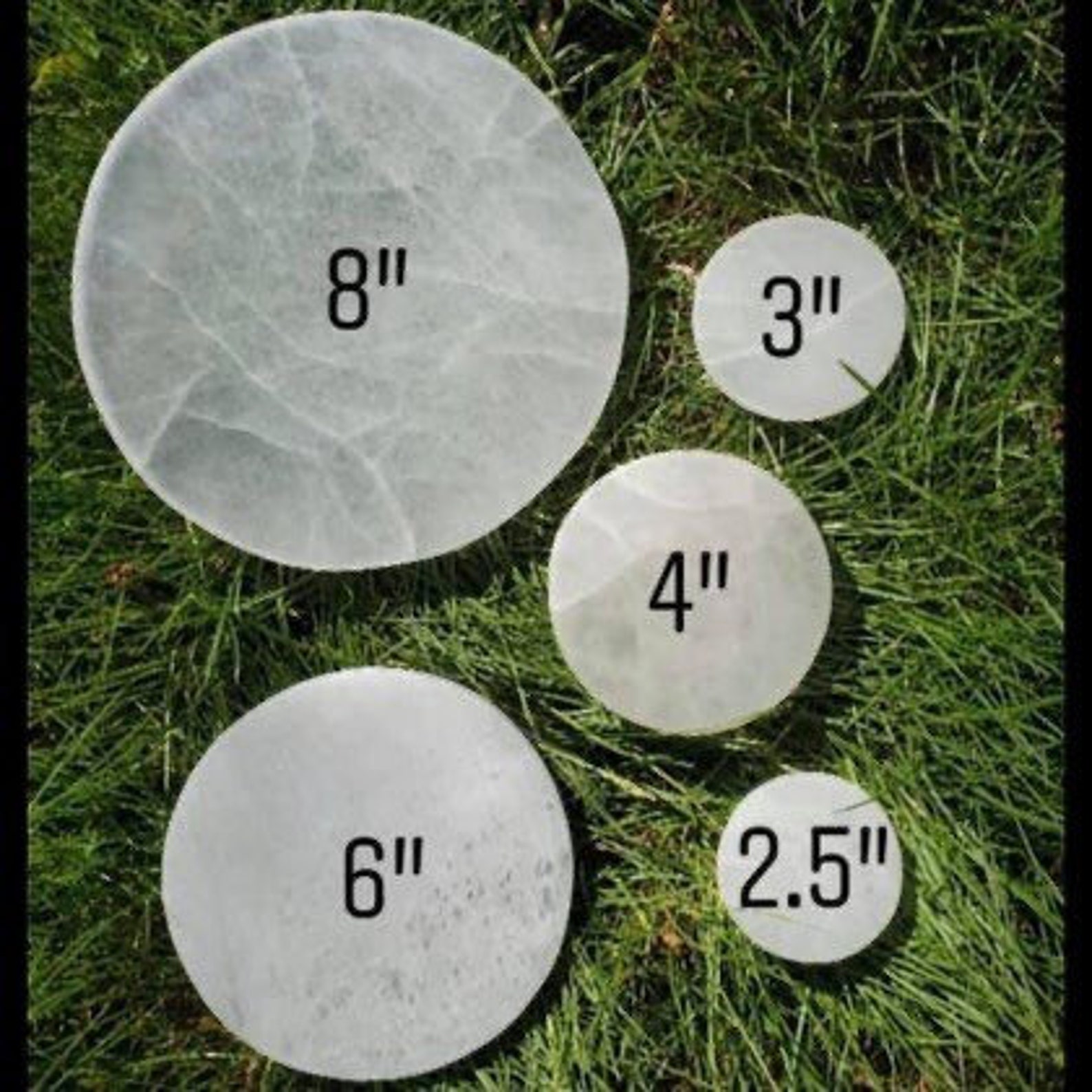 Etched Selenite Charging Platehecate available in Multiple | Etsy