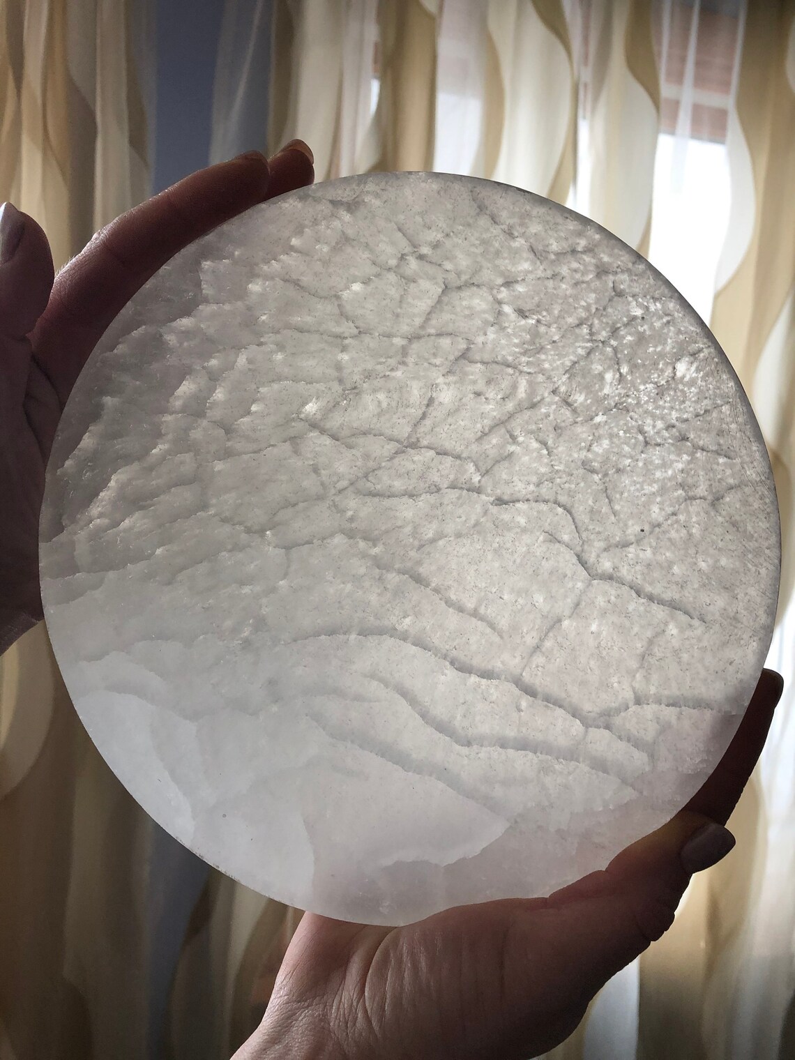 HUGE Selenite Charging Plate, Largest Produced, 8" High Quality ...