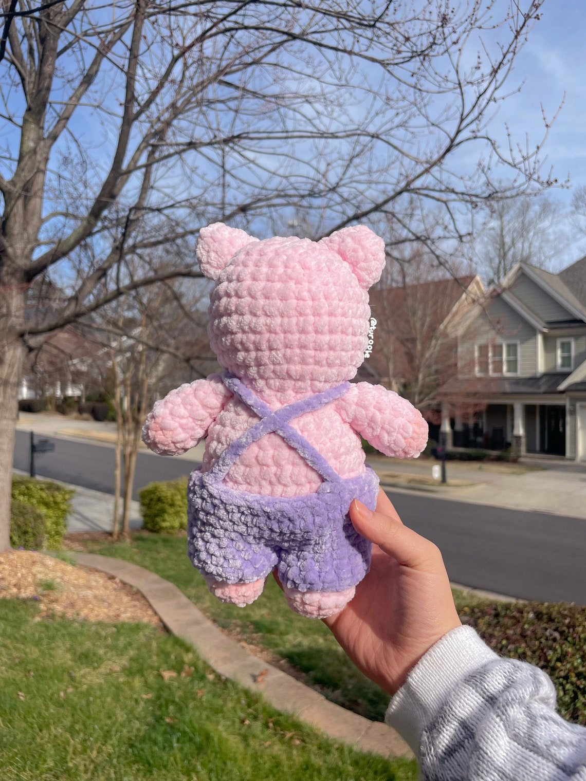 Milo the Pig Crochet Pattern PDF, Crochet Pig in Overalls, Amigurumi ...
