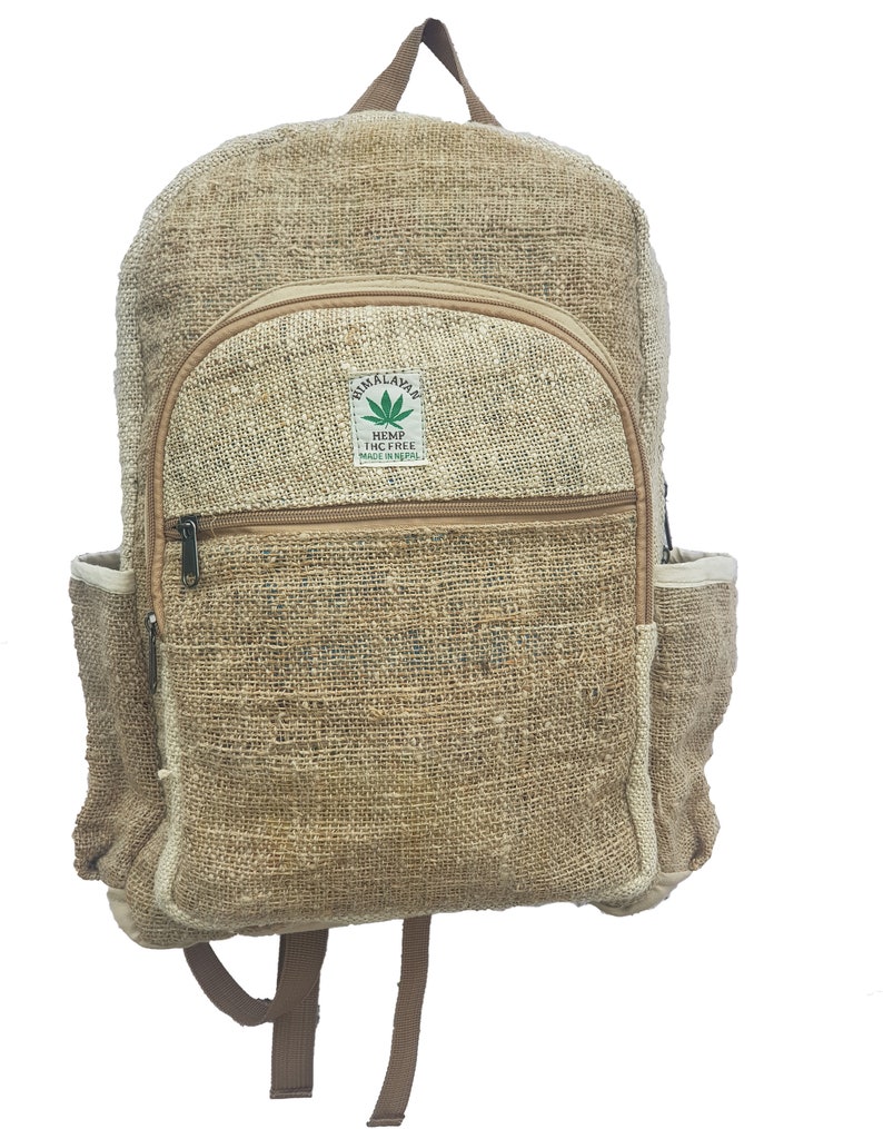 Schwere Brennnessel Holz Hanf Rucksack Tasche Eco-Friendly Hanf ...