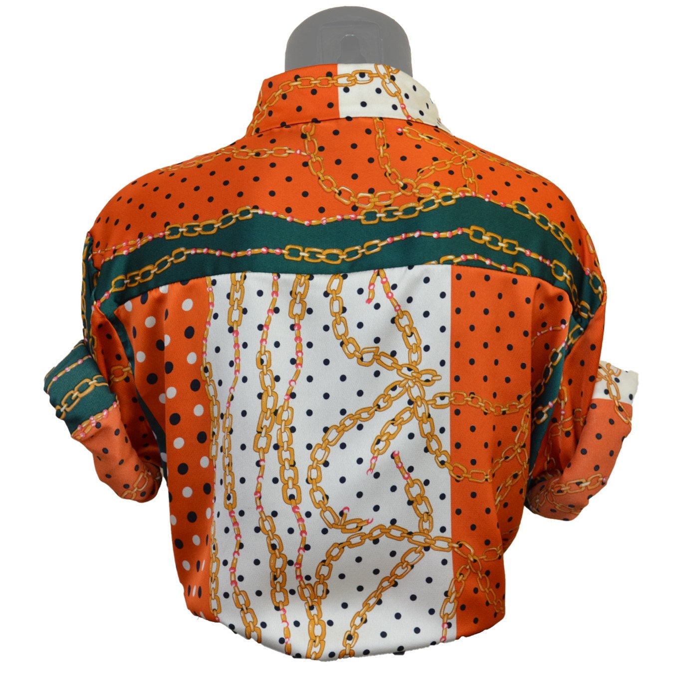 Dote Vintage Chain Polka Dots Psychedelic 19's Royalty Novelty New ...