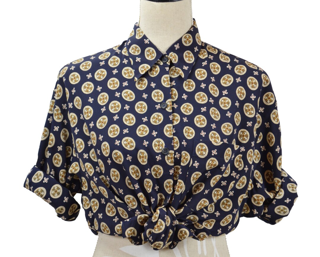 Dote vintage Unstructured Pattern Circle Geometrical Floral Champagne ...