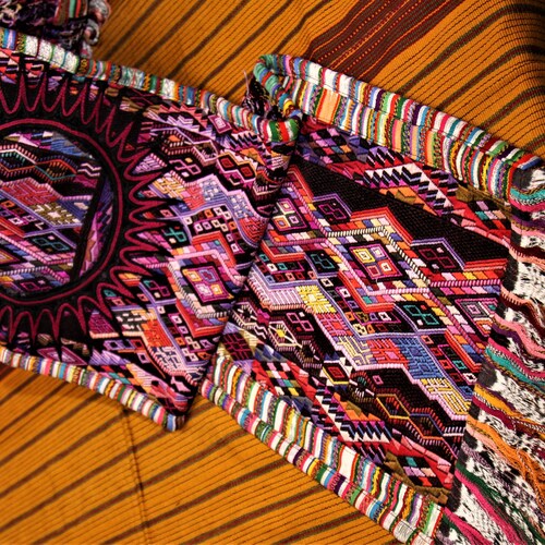 Colorful Huipile Guatemalan Table Runner - Etsy