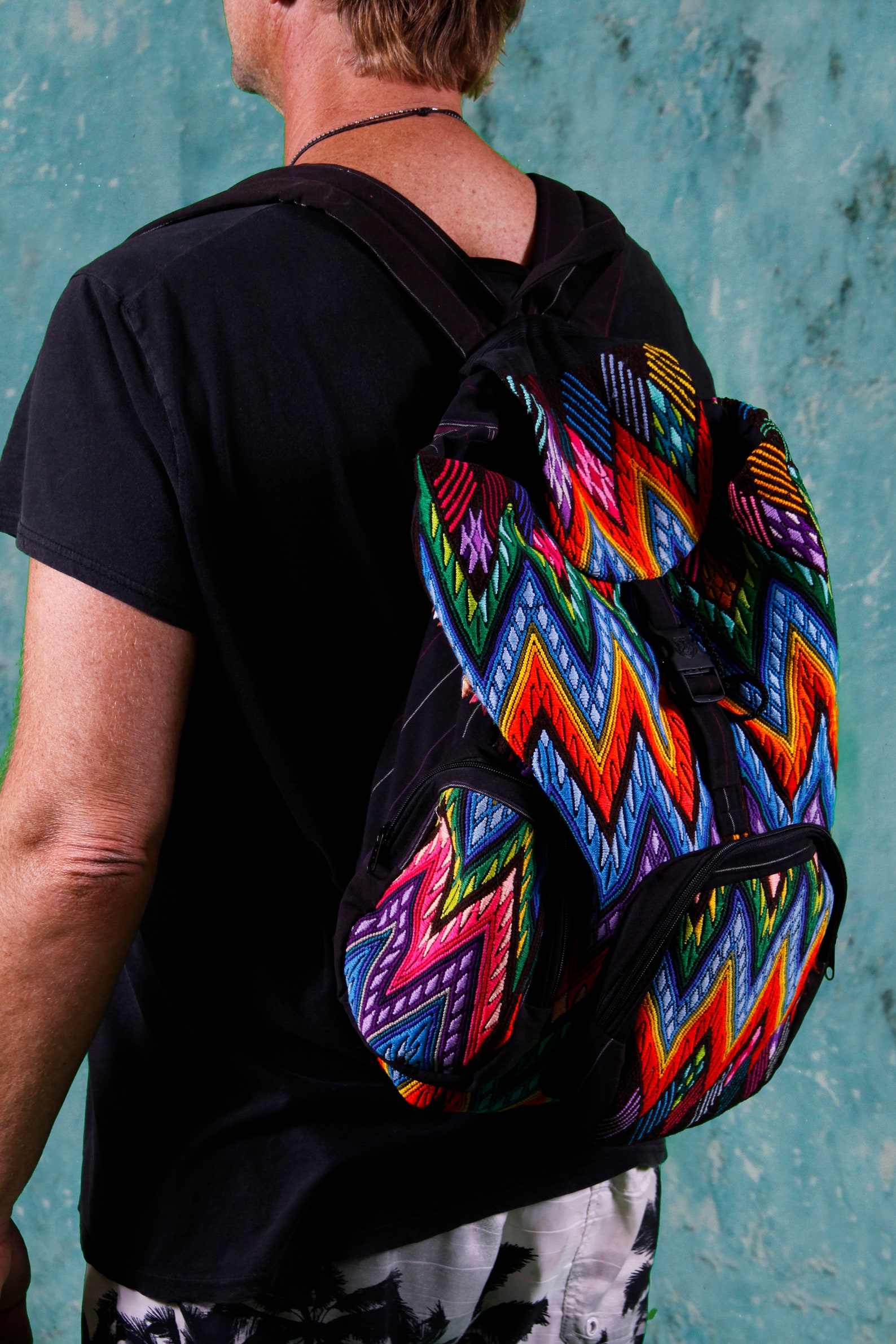Guatemalan Hand Woven Day Bag Backpack - Etsy