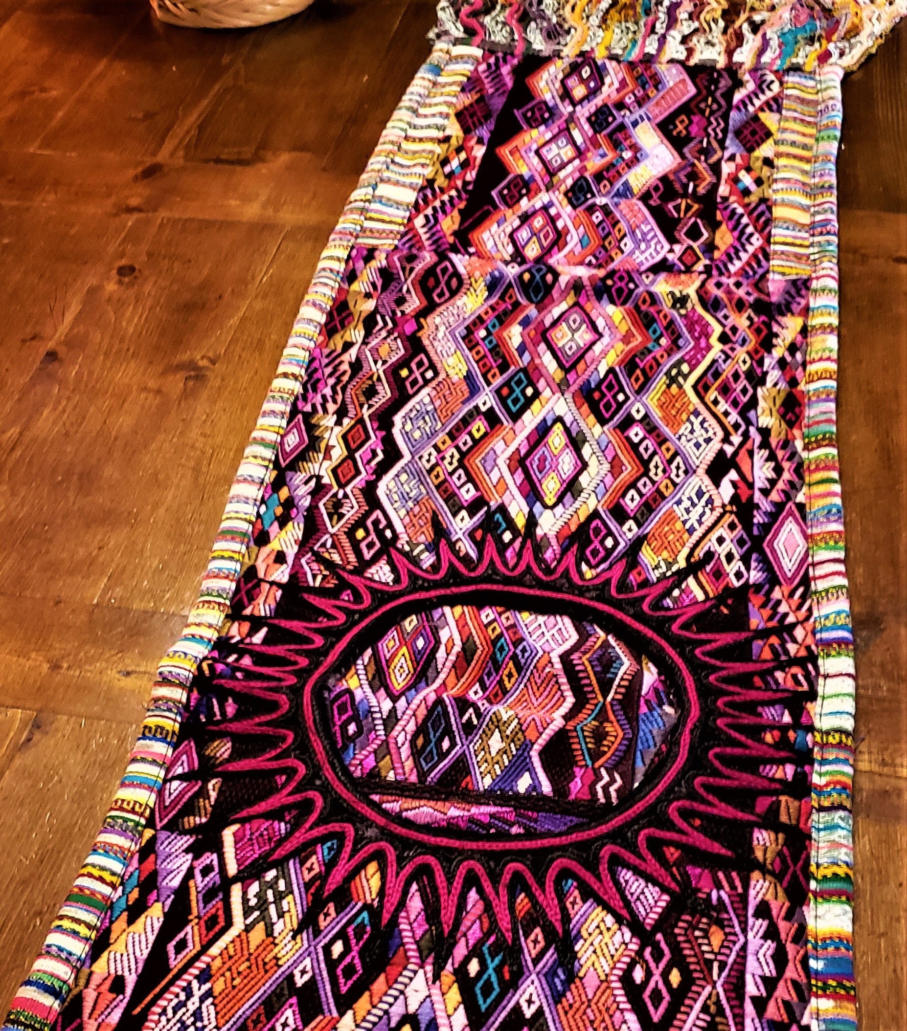 Colorful Huipile Guatemalan Table Runner - Etsy