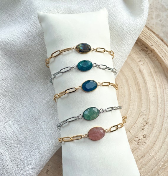 Etsy stone bracelets store
