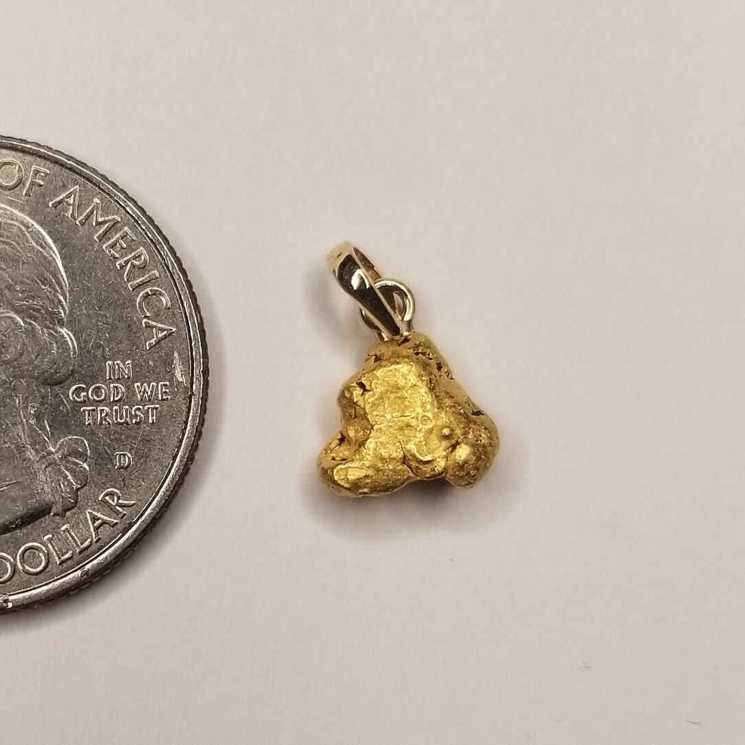 Natural Gold Nugget Pendant Nugget Pendant Gold Nuggets - Etsy