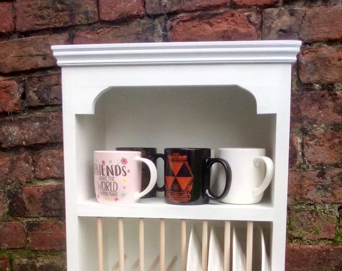 Plate Rack Wall Mounted Wooden Hand Made Will Take 8" - 12"plates - Etsy