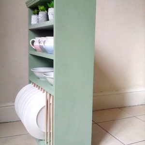 Plate Rack Wall Mounted or Counter Top 3 Shelf Will Take 6" -11" Plates ...