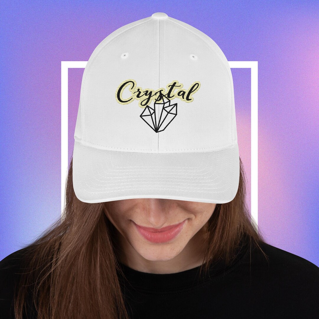 Crystal Cap / New Launched / With Crystal Logo /structured Twill Cap - Etsy