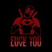 Deadpool Loves You Silhouette PDF Cross Stitch Chart - Etsy