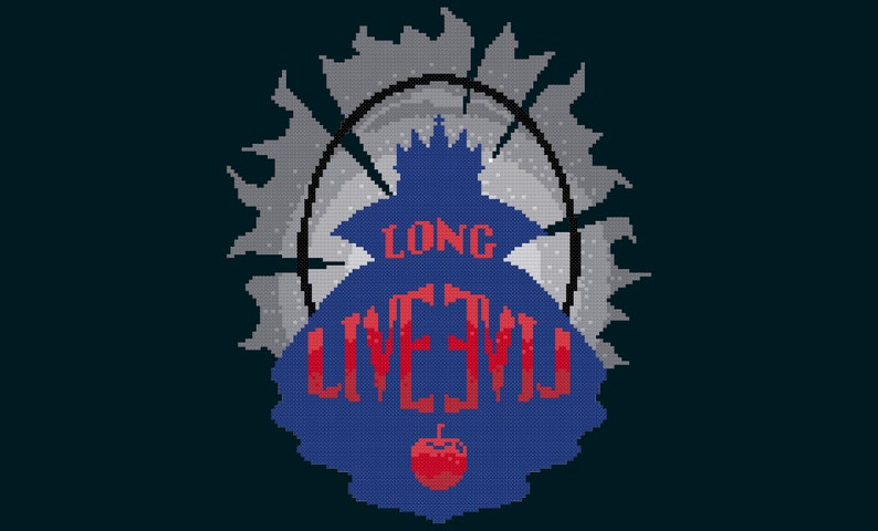 Long Live Evil PDF Cross Stitch Chart Set Immediate Digital Download - Etsy