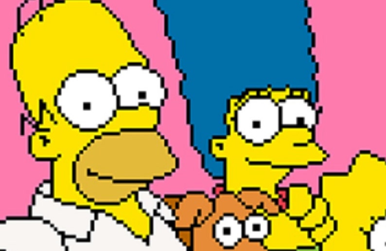 The Simpsons PDF Cross Stitch Chart Immediate Digital Download - Etsy