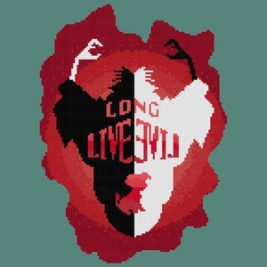 Long Live Evil PDF Cross Stitch Chart Set Immediate Digital Download - Etsy