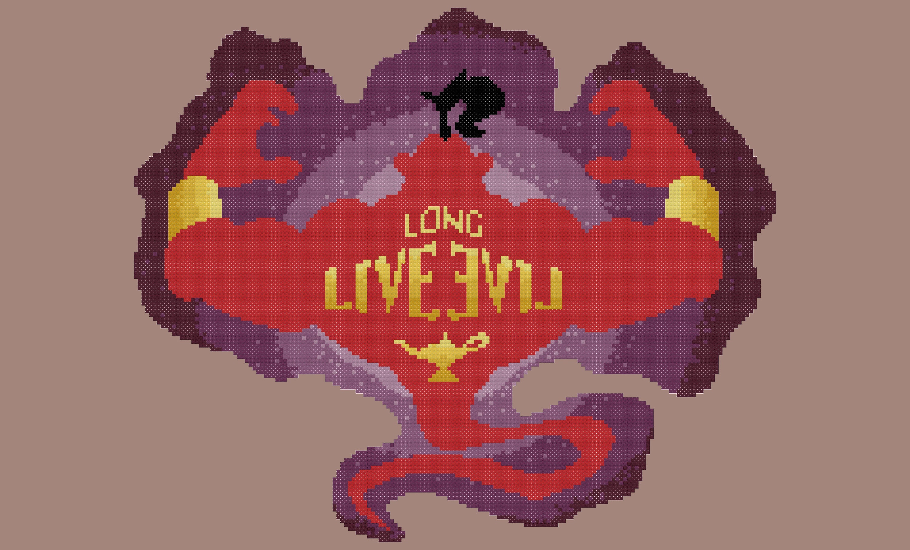 Long Live Evil PDF Cross Stitch Chart Set Immediate Digital Download - Etsy