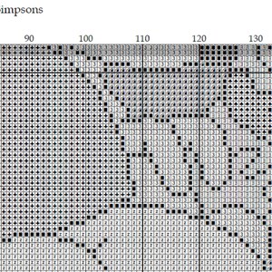 The Simpsons PDF Cross Stitch Chart Immediate Digital Download - Etsy