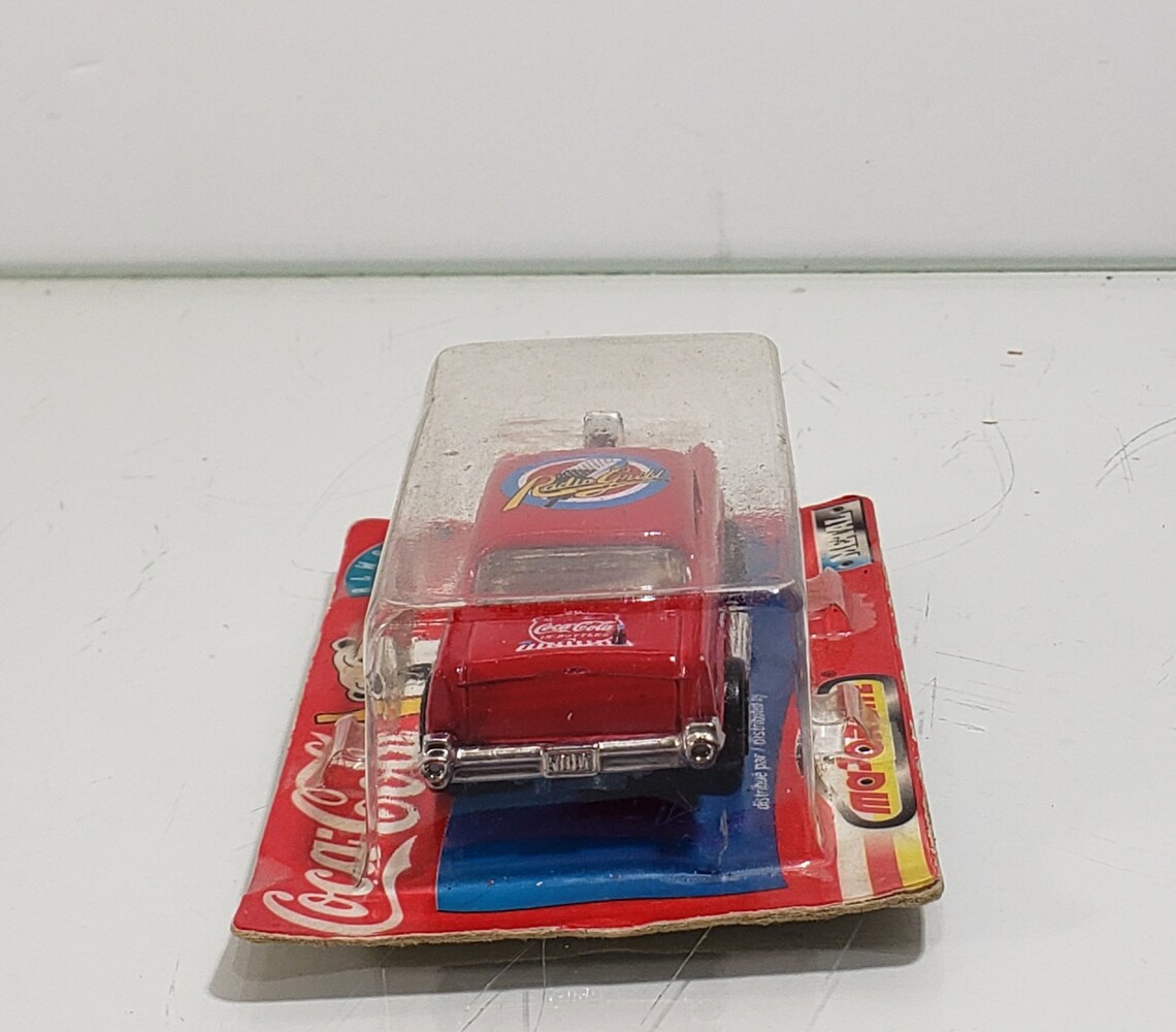 Coca-cola Race Car Die Cast Metal 1957 Chevrolet - Etsy