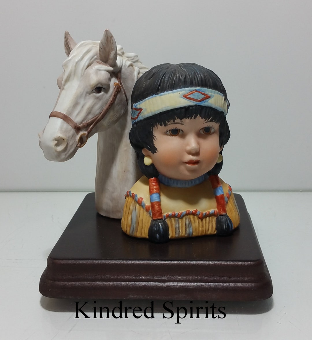Noble Companions Bust Figurine, Native American Child by Gregory ...