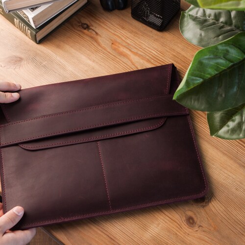 Macbook Pro 14 Leather Laptop Sleeve Laptop Case Macbook - Etsy