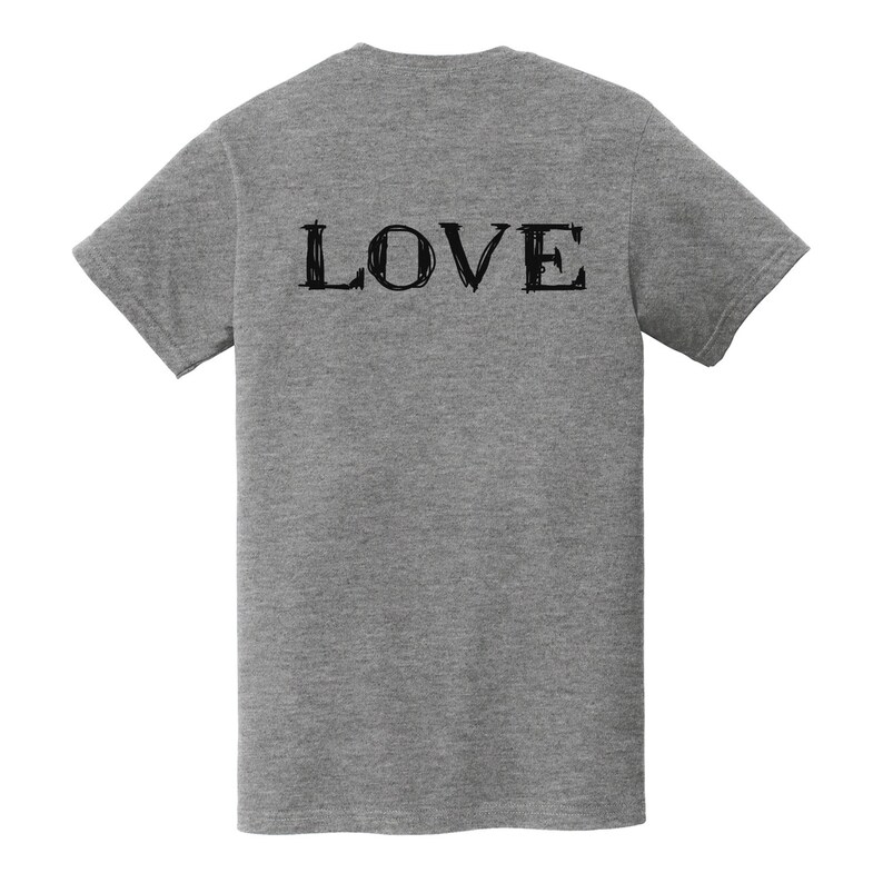 T-shirts Love Heart Digital Print Valentine's Day - Fabric Transfer ...