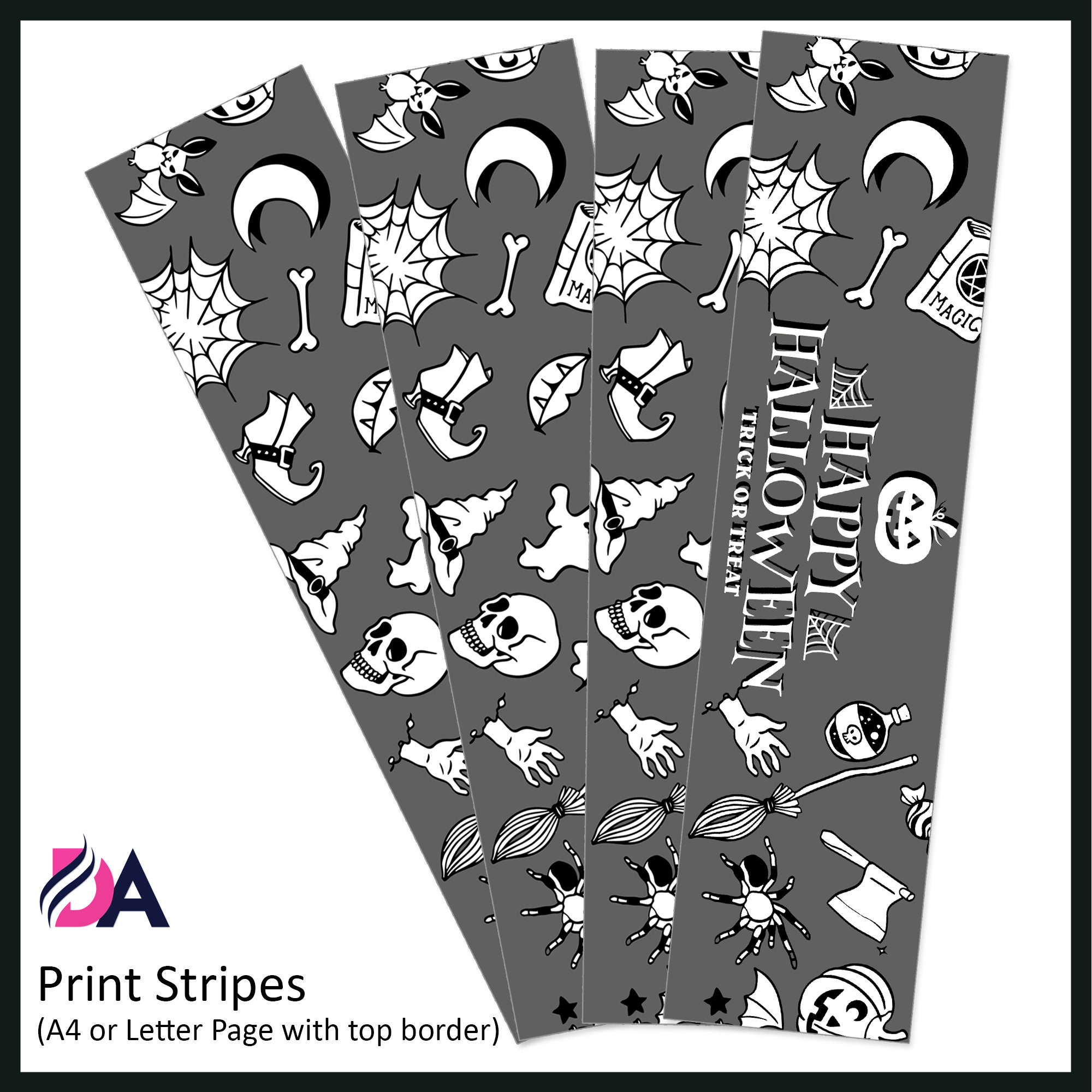 Halloween Bulletin Board Borders With Finish Corners | Bulletin Board ...