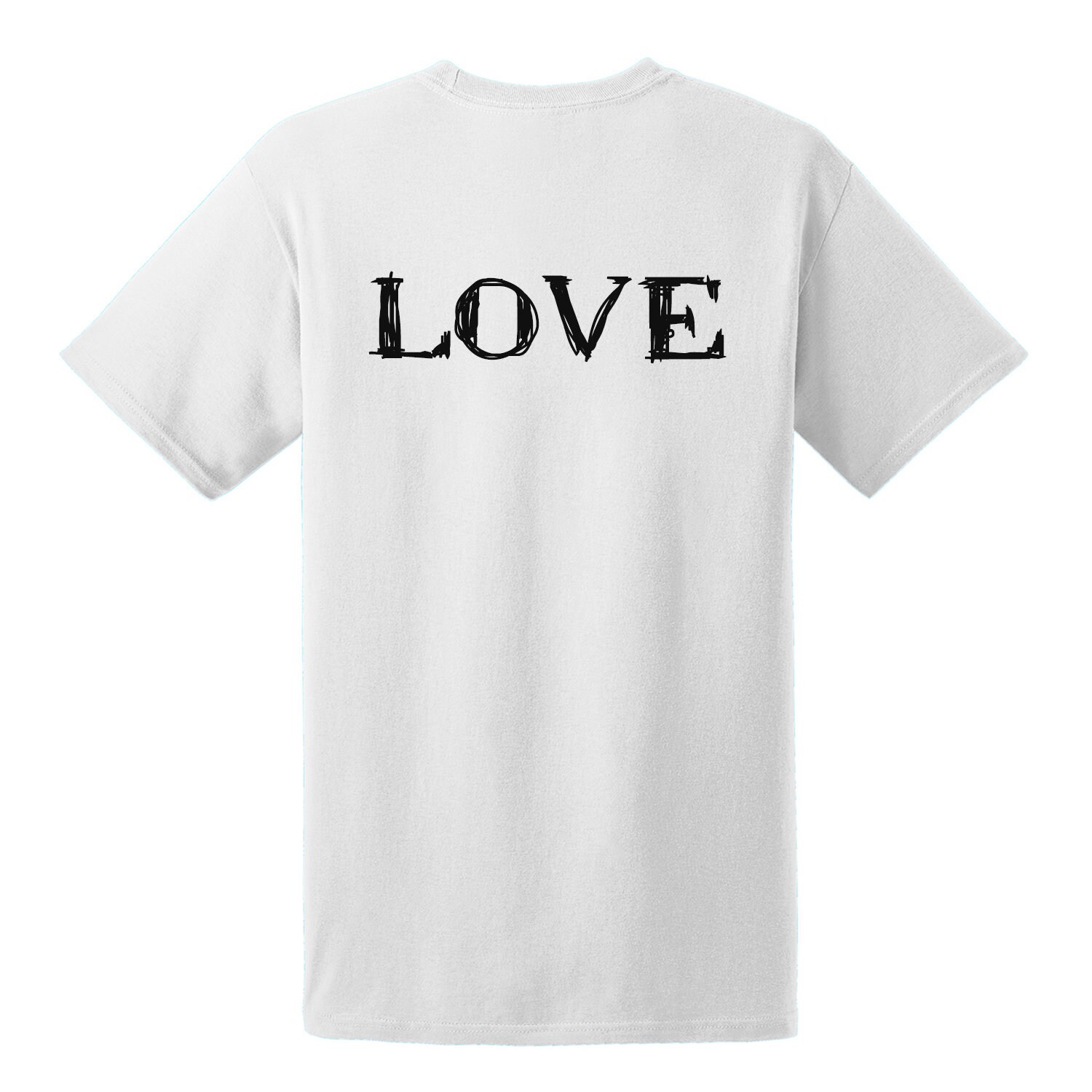 T-shirts Love Heart Digital Print Valentine's Day - Fabric Transfer ...