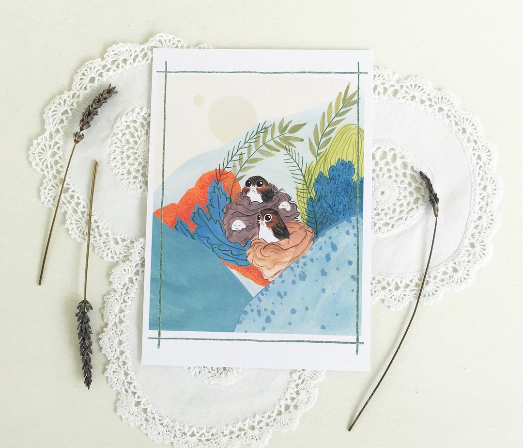 Porg Family A5 Print - Etsy