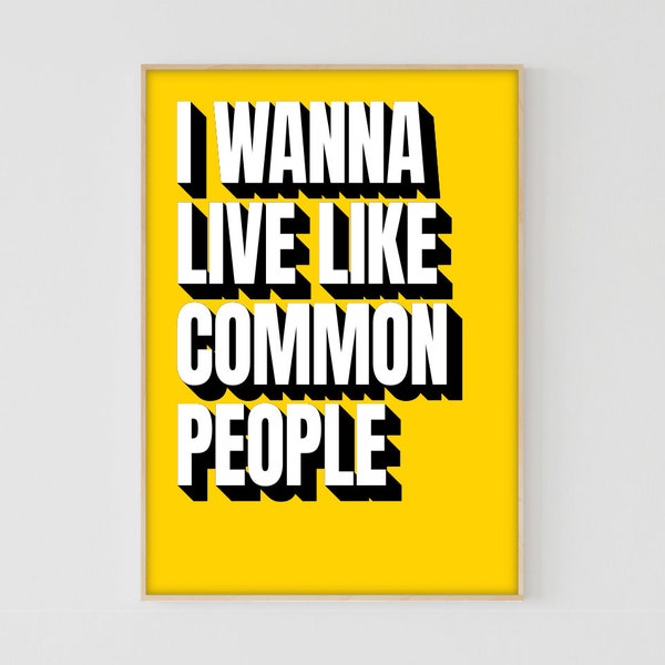 Common People - Etsy