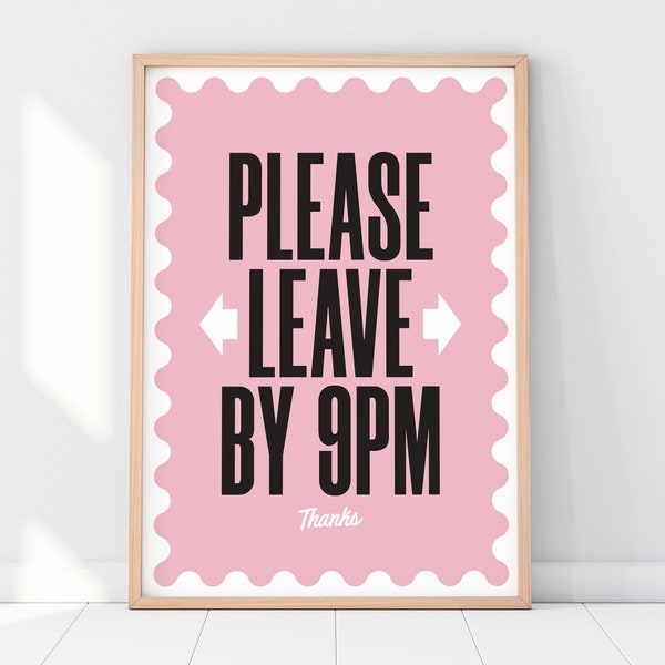 Please Leave - Etsy UK