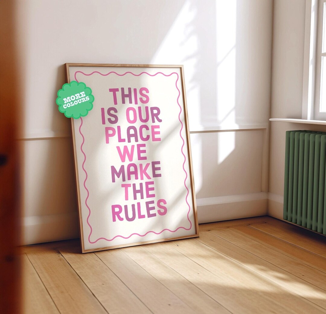 This is Our Place - New Home Gift Taylor Music Lyric Print - A6-A5-A4 ...