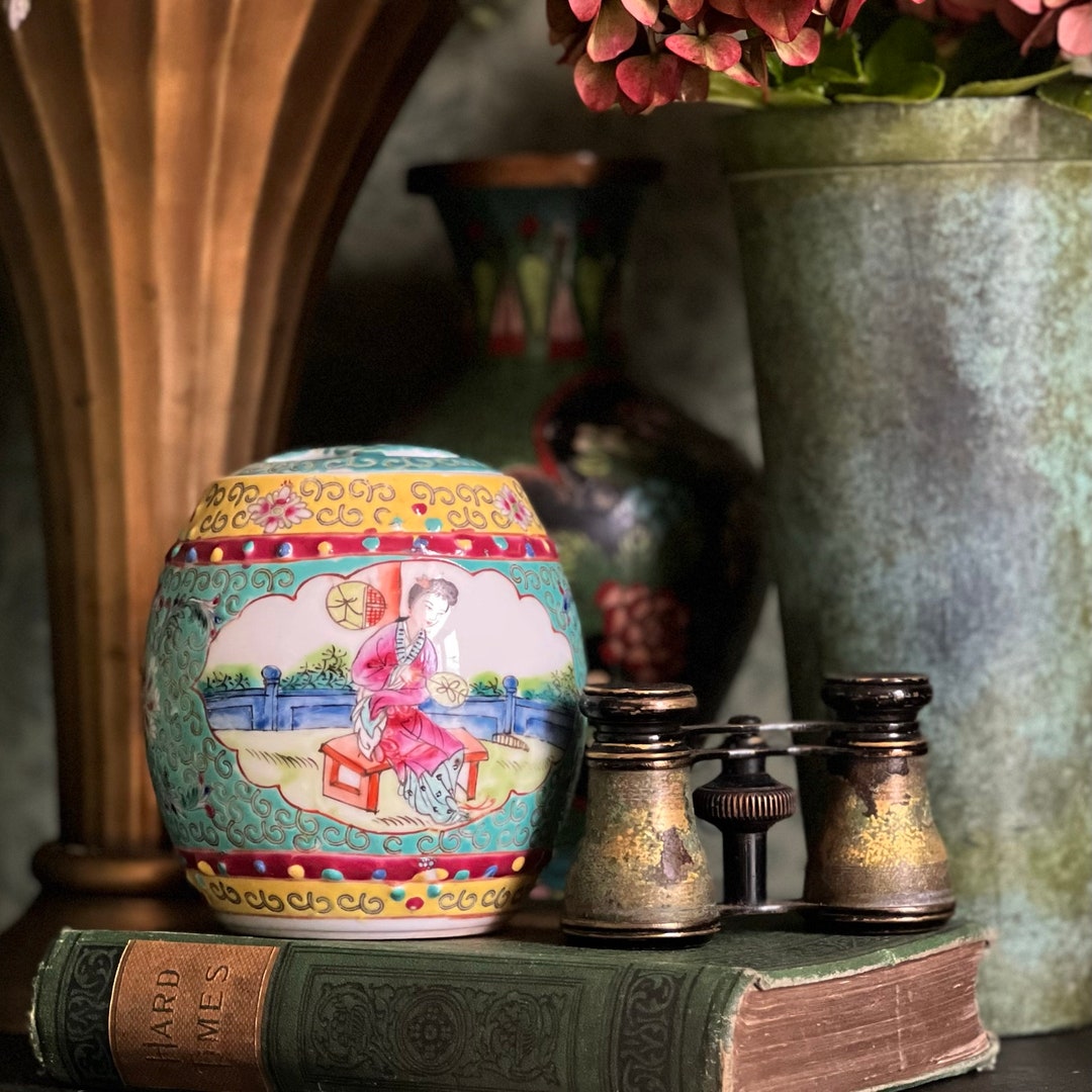 Vintage Chinese Incense Burner Jar Ref DSB - Etsy